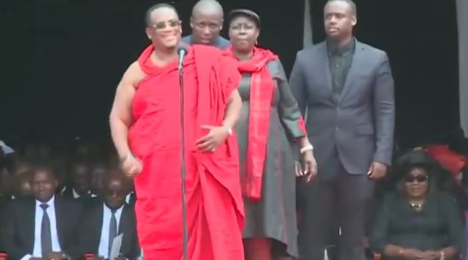 Ruth Odinga Lightens Sombre Mood as She Introduces Ghanaian Husband at ...