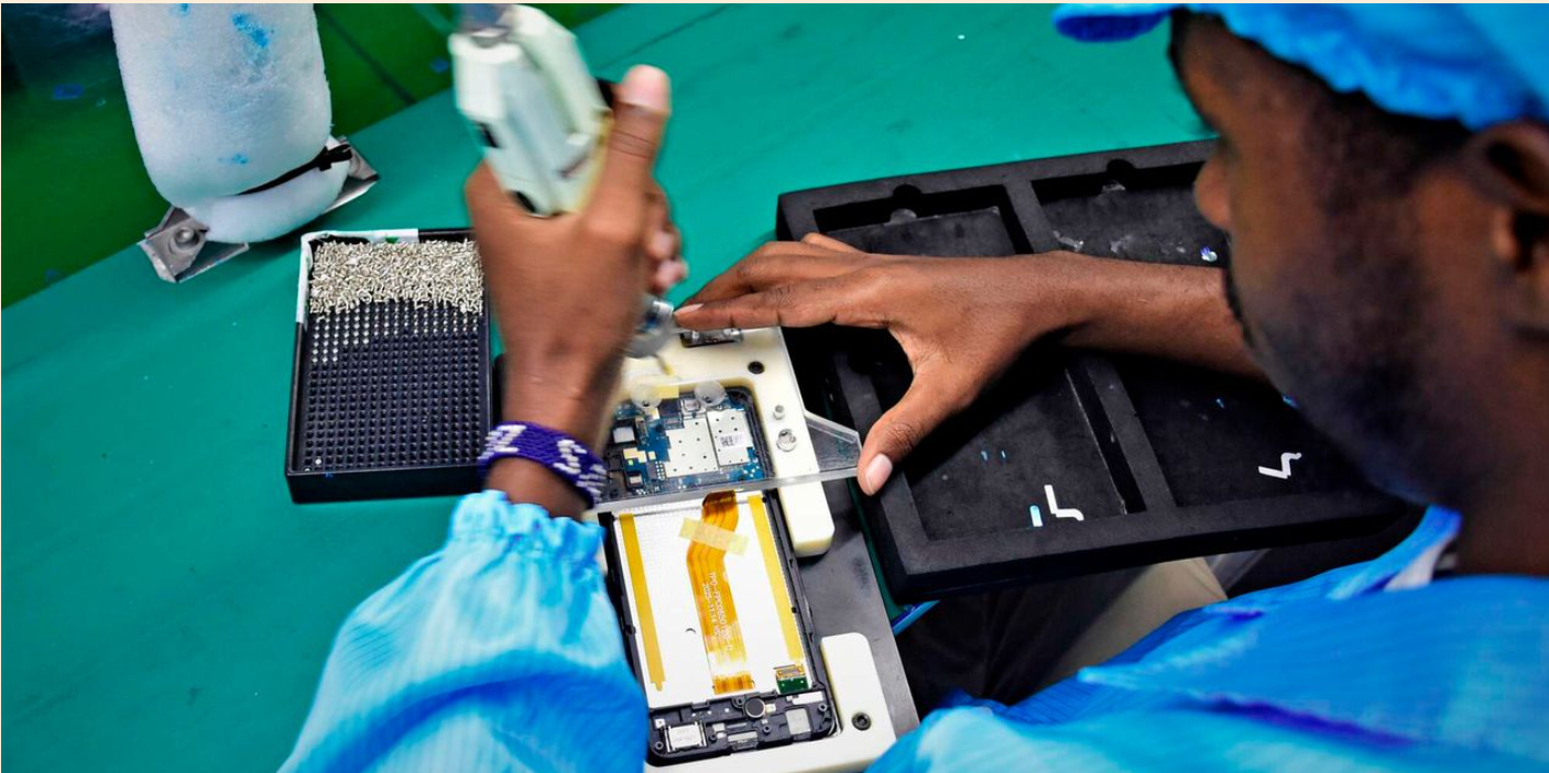 Inside Nairobi Factory Producing 7,500 Smartphones Daily