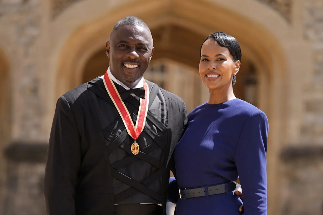 Idris Elba Knighted by King Charles III at Windsor Castle